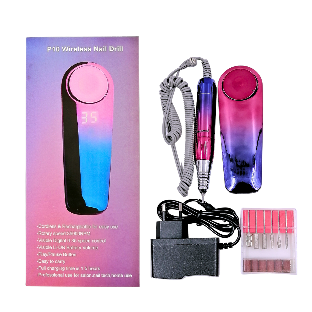 P10 Wireless Nail Drill [ S2305P132 ] | BlingGirl Wholesale